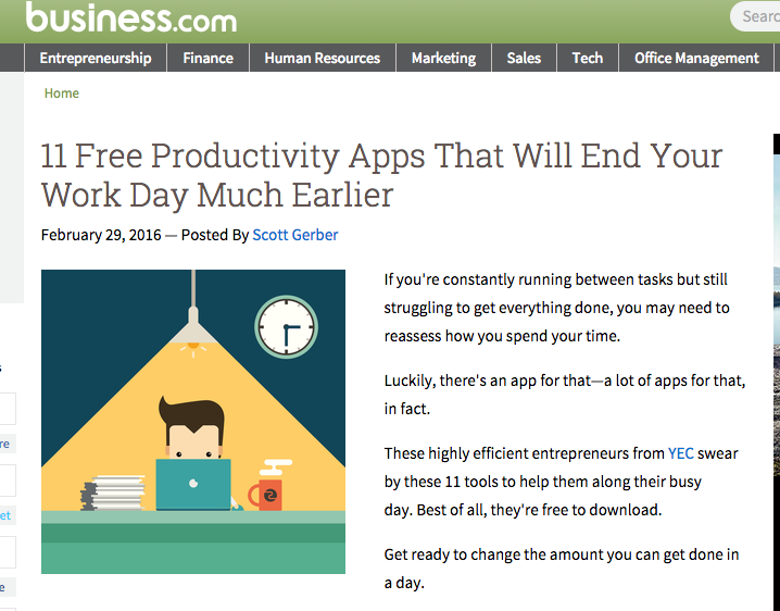 Great Free Productivity Tools - Due
