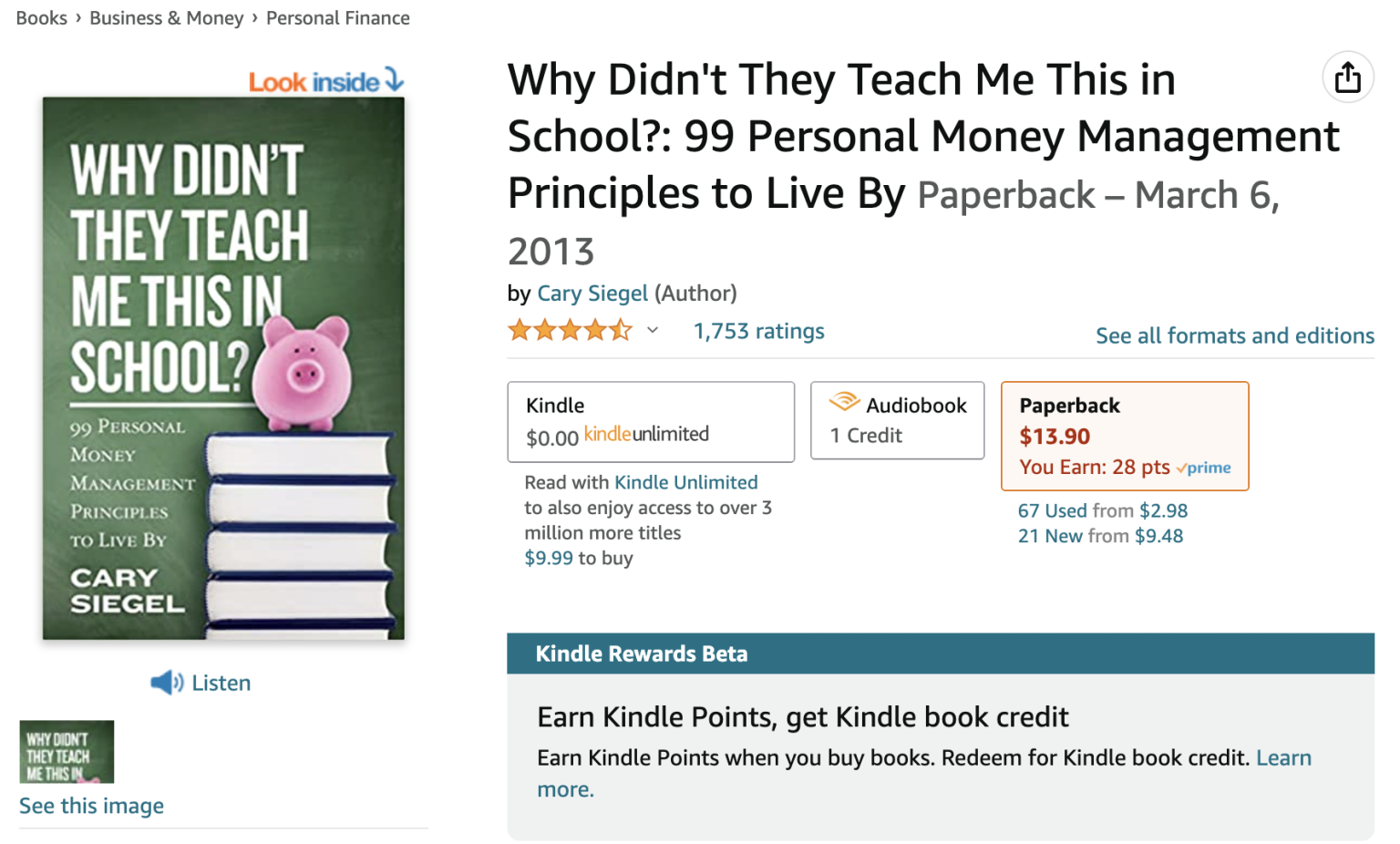 Best Financial Books For Beginners Due