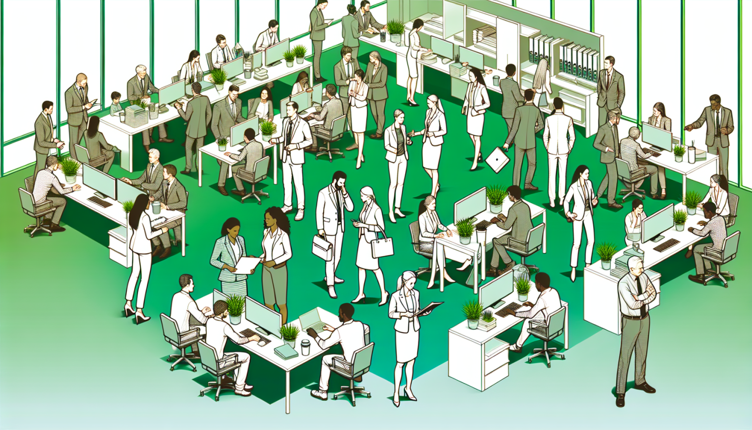 Integrating training into daily office routines - Due